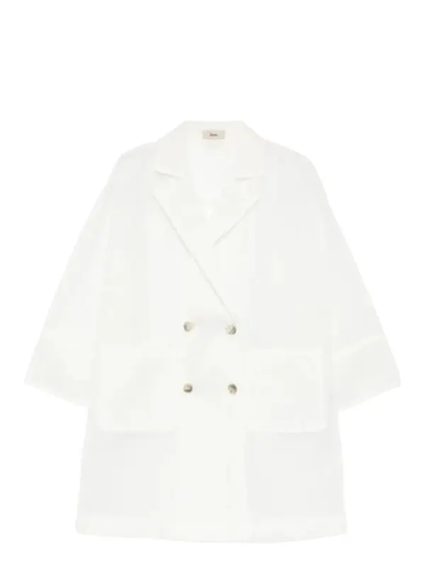 Herno Patch-pocket Coat - White