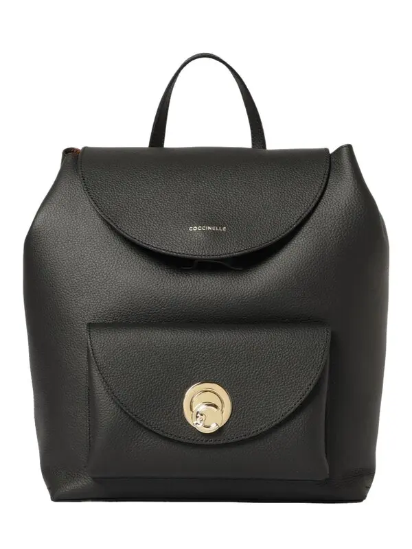 COCCINELLE Flap Pocket Backpack - Noir