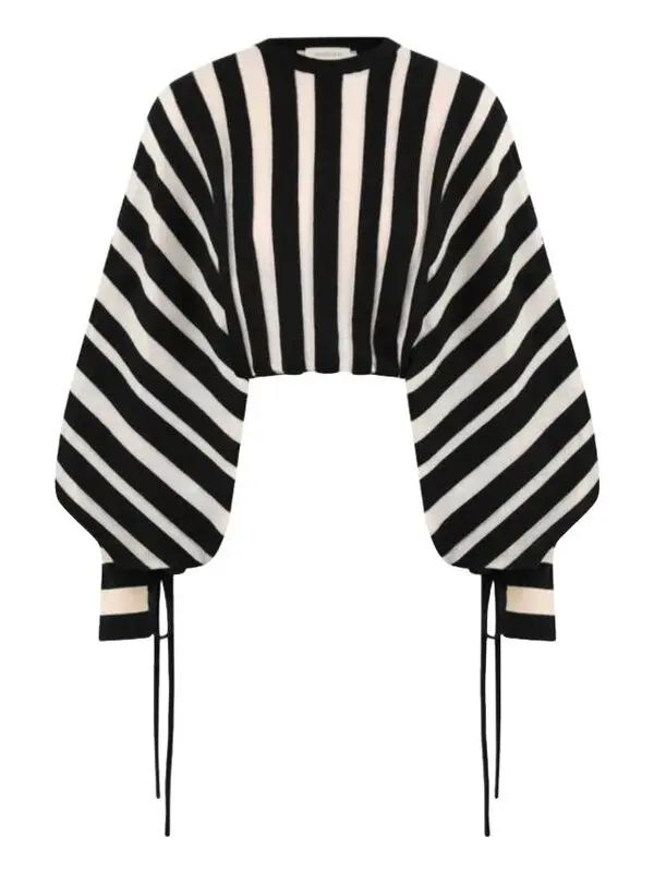Zimmermann Rebellion Drawn Sweater - Black