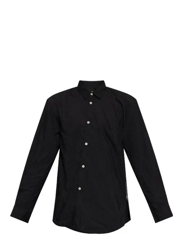 Comme Des Garçons Long-sleeved Shirt - Black