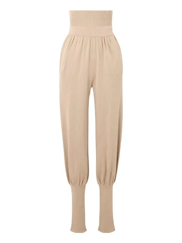 Altuzarra Ribbed Waist Casual Pants - Nude