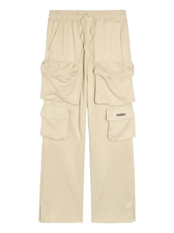 Amiri Cargo Trousers With Drawstring Waist - Nude