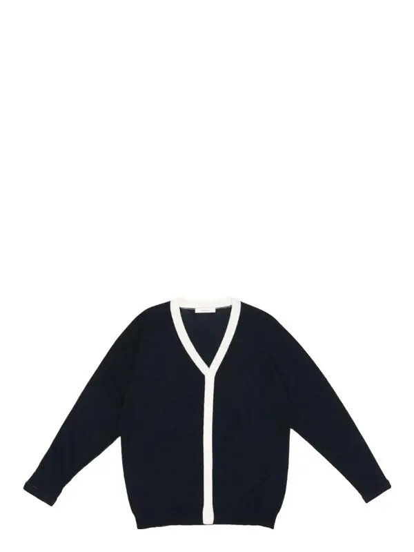 Max Mara V-neck Long-sleeved Sweater - Black