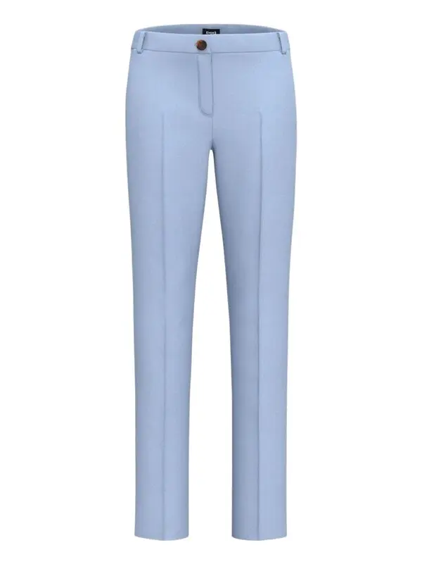 Marella Tailored Trousers With Belt Loops - Blue