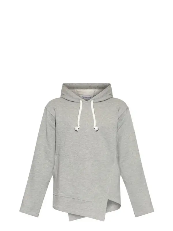 Comme Des Garçons Long-sleeved Hooded Sweatshirt - Gray