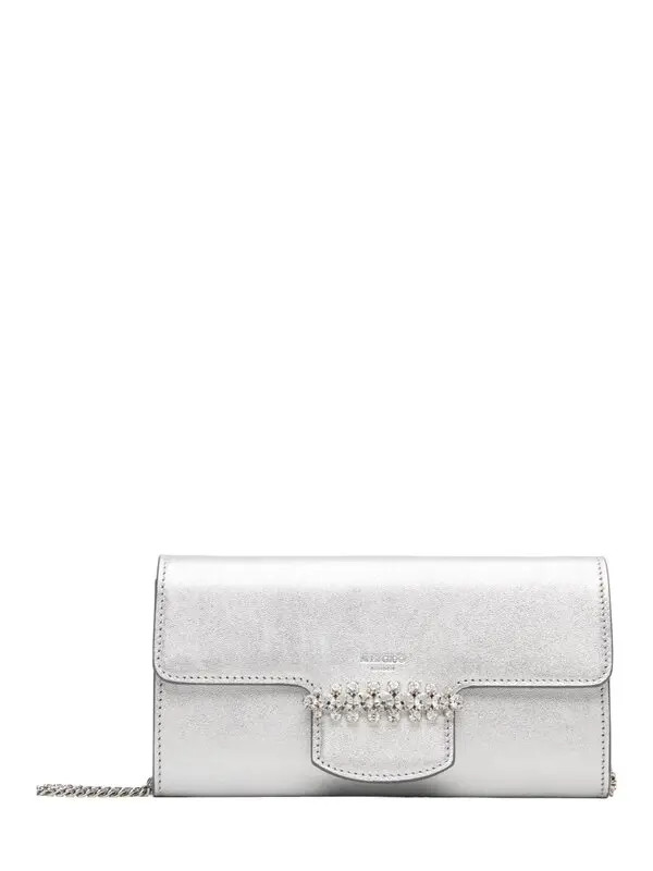 JIMMY CHOO Bing Chain Shoulder Bag - Silver/silver