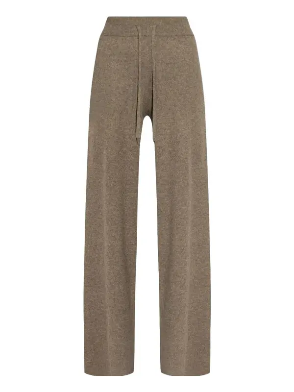 LISA YANG Sofi Drawstring Cashmere Trousers - Brown