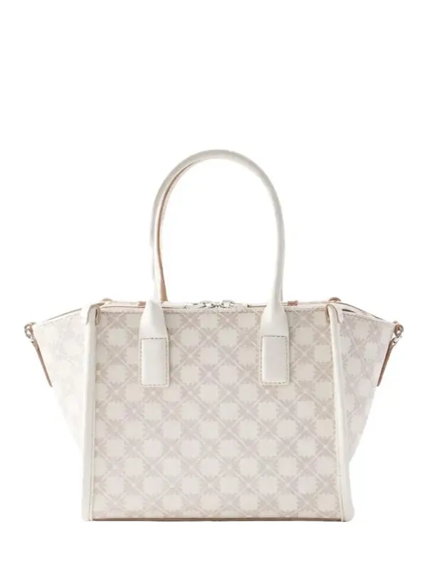 Emporio Armani Monogram Double Handle Shoulder Bag - White