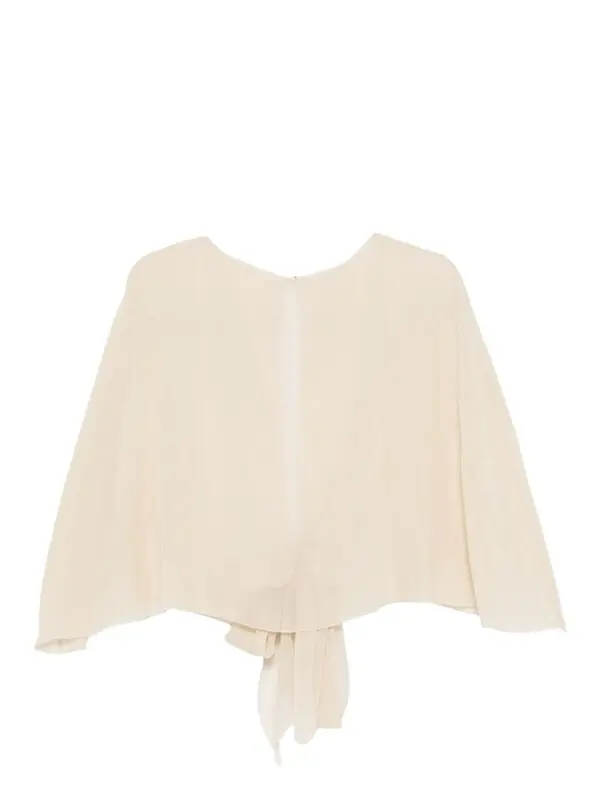 Antonelli Firenze Christian Tie-knot Cape - Beige