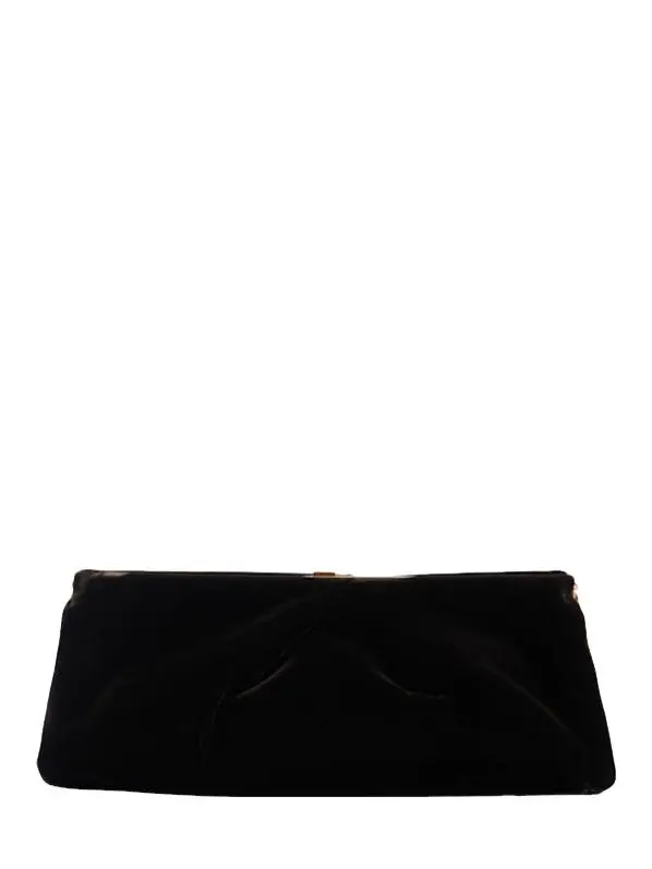 Dries Van Noten Large Leather Clutch - Black