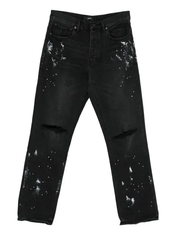 PURPLE BRAND Belt Loop Jeans - Black
