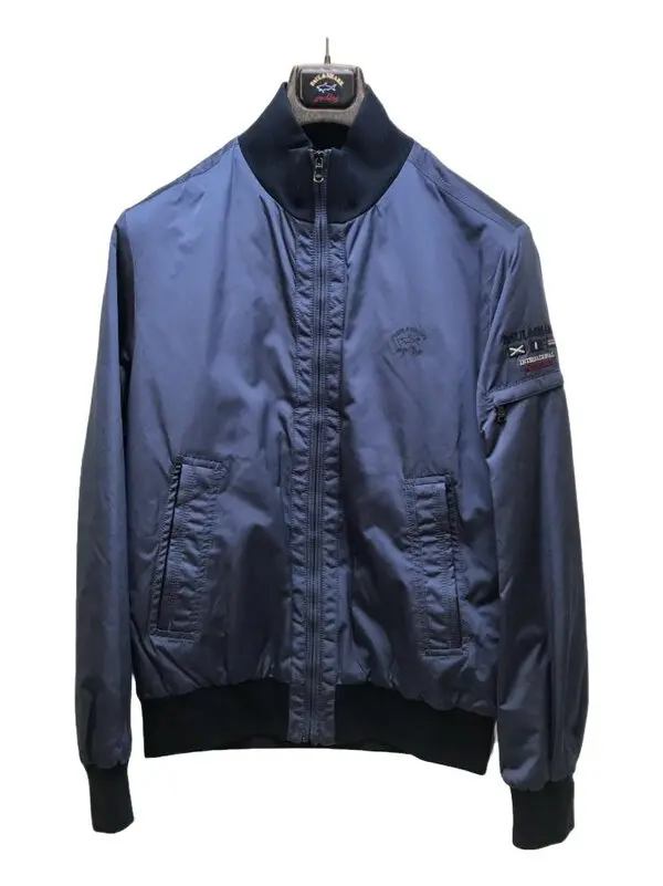 PAUL  SHARK Paul & Shark Logo Bomber Jacket - Black