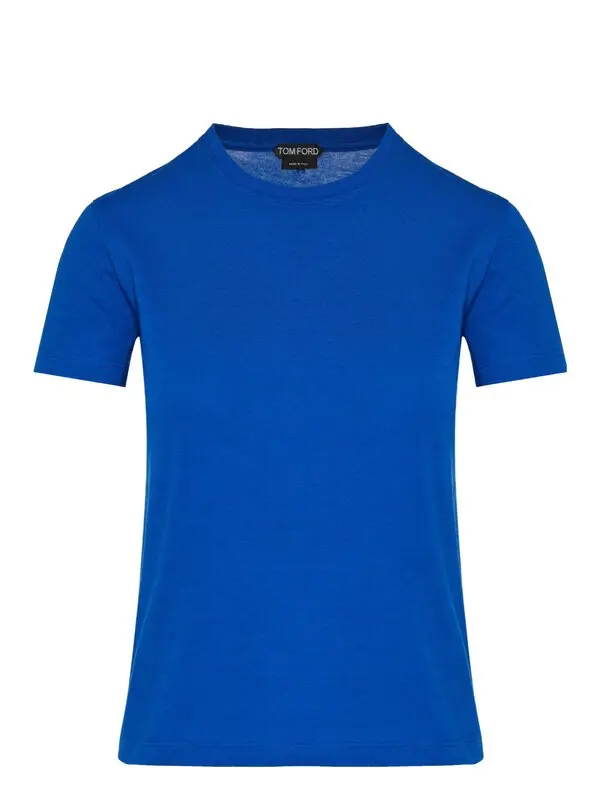 TOM FORD Crew-neck T-shirt - Royal Blue