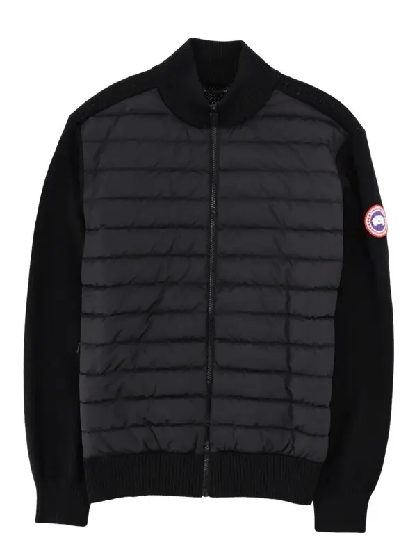 Canada Goose Long-sleeved Patchwork Jacket - Black