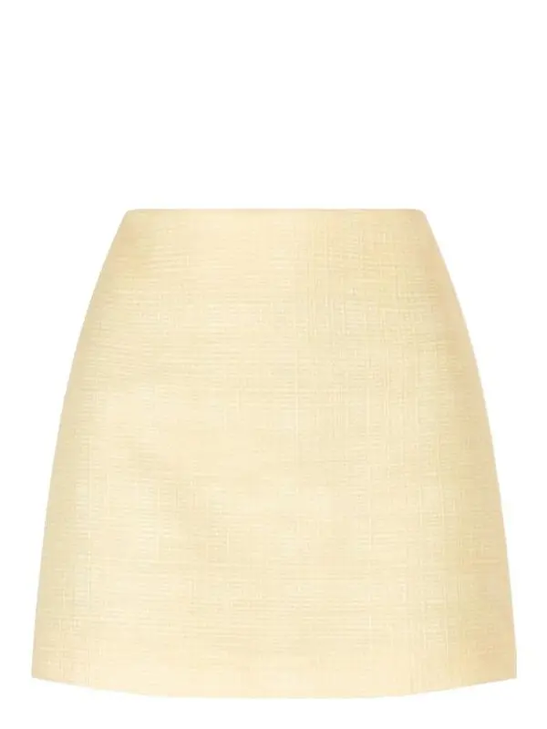 BLAZÉ MILANO Cotton Blend Mini Skirt - No