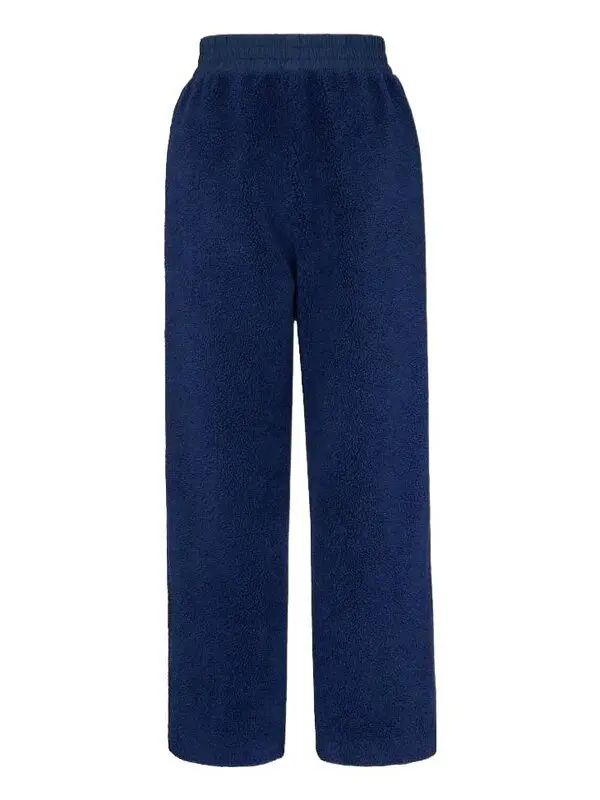 Fendi Straight Leg High Waist Track Pants - Blue