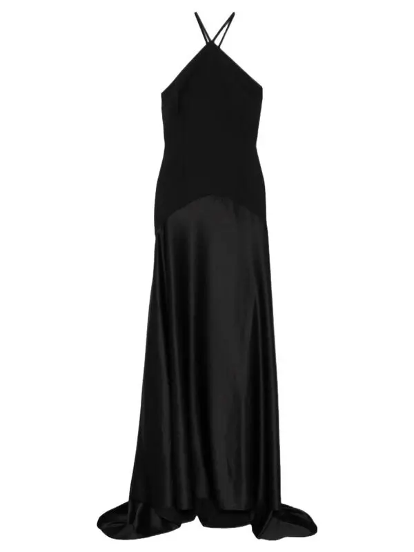 Solace Halterneck Maxi Dress - Black