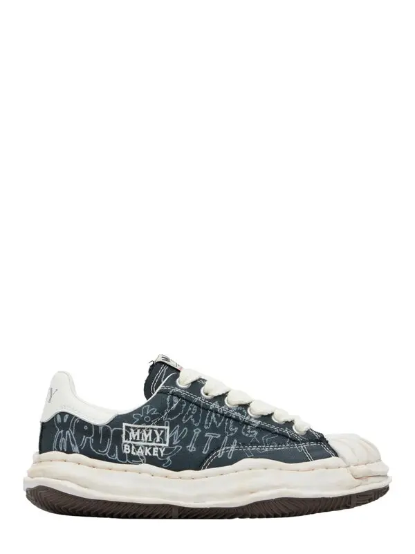 Mihara Yasuhiro Blakey Og Low-top Lace-up Casual Sneakers - Black