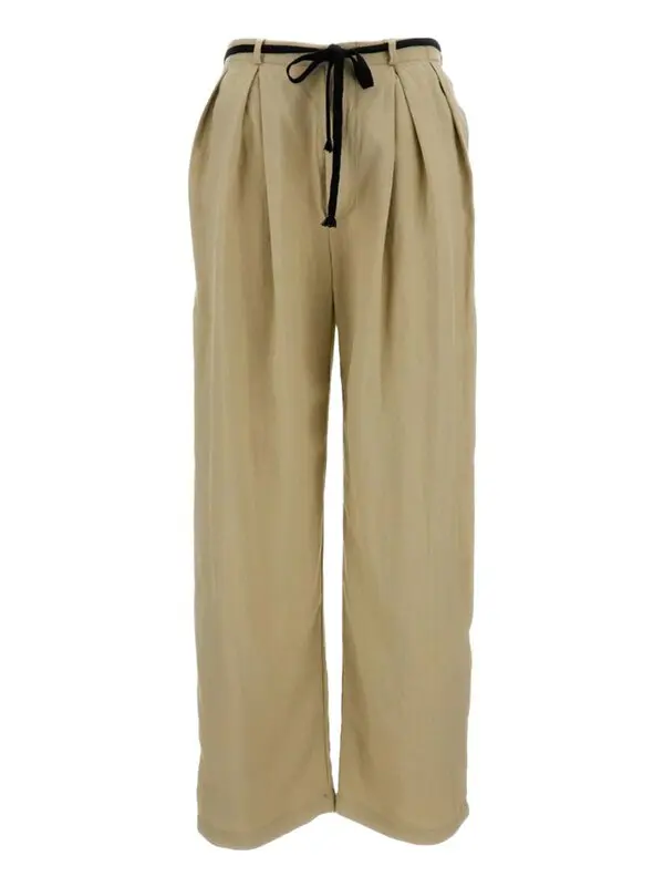Barena Venezia Drawstring Pleated Trousers - Green