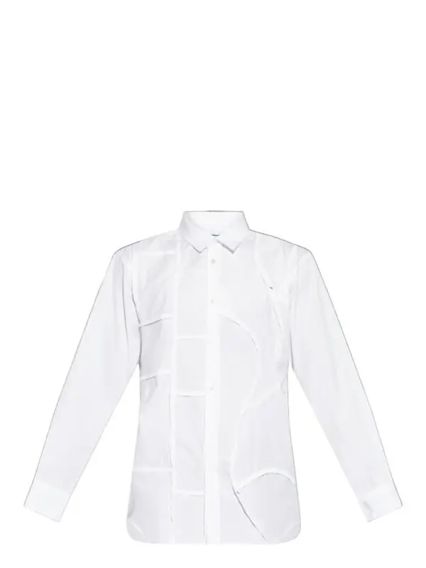 Comme Des Garçons Long-sleeved Shirt - White