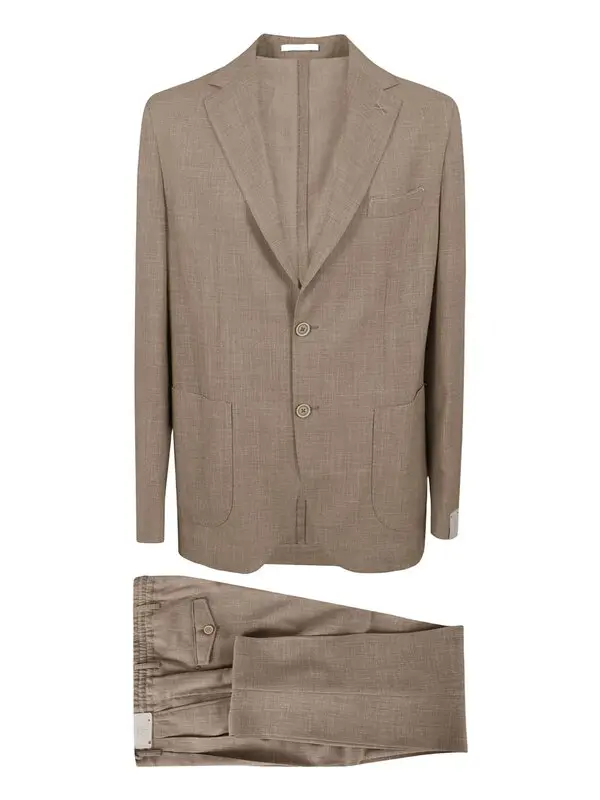 Eleventy Single-breasted Suit - Gray