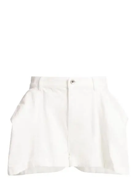 Sacai Denim Shorts - White