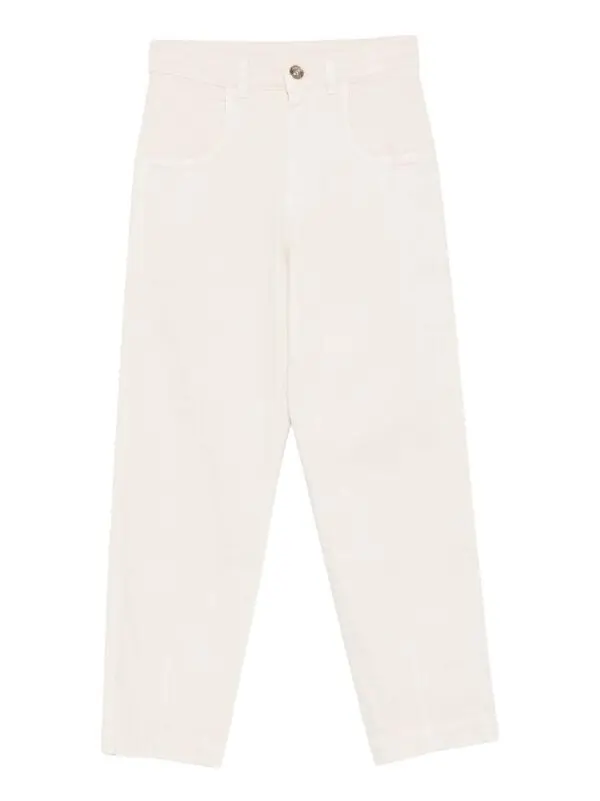 Eleventy Belt Loops Trousers - White