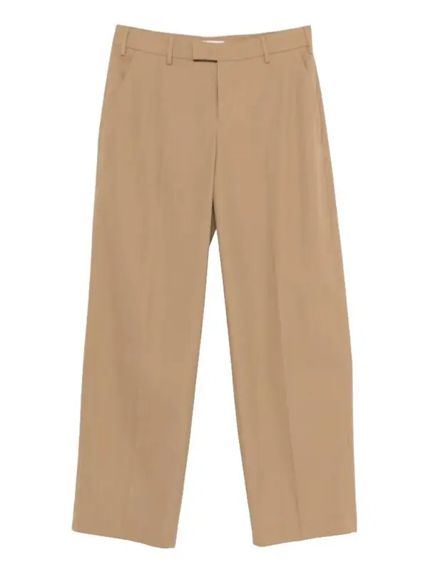 PT TORINO Belt-loop Tailored Trousers - Light Brown