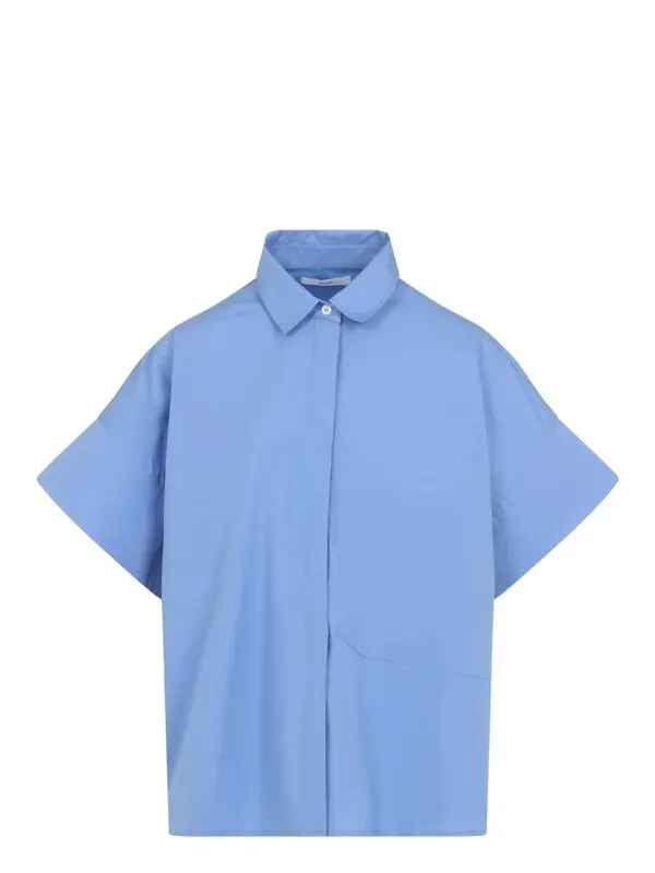 Co Boxy Ss Shirt - Blue