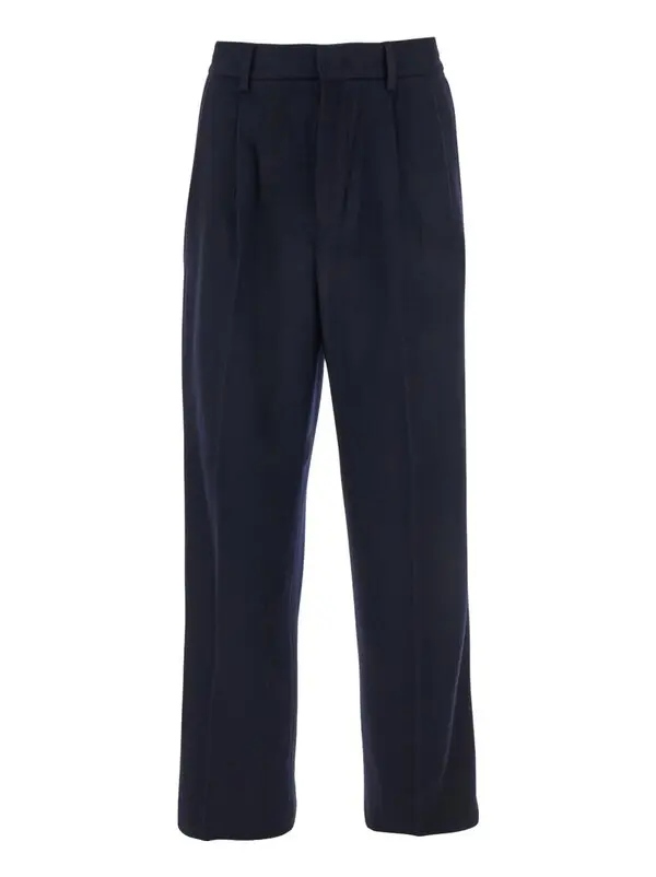 Emporio Armani Belt Loop Casual Pants - Black