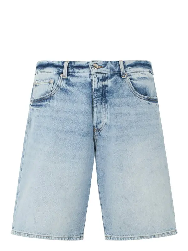 ICON DENIM LOS ANGELES Bermuda Denim Shorts - Blue