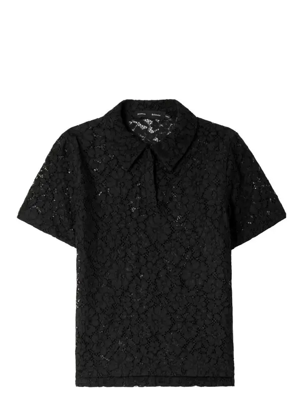 Proenza Schouler Kennedy Lace Top - Black