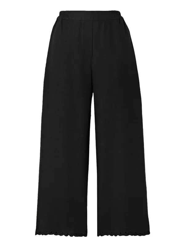 ERES Convertible Wide-leg Pants - Black