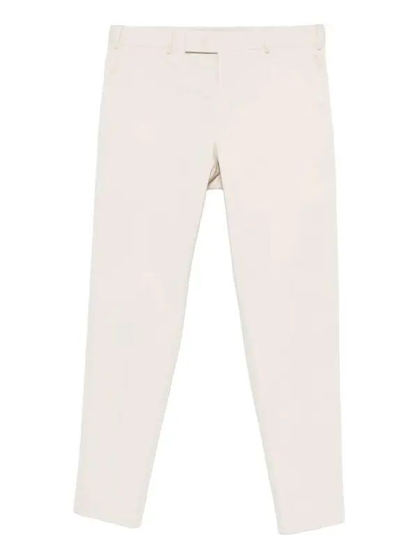 PT TORINO Rebel Slim-fit Tailored Trousers - White