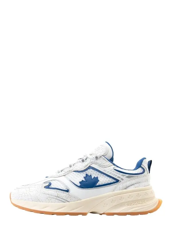 Dsquared2 Cracked Panel Sneakers - White