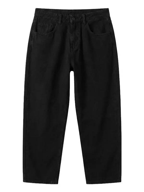 ICON DENIM LOS ANGELES Bea Jeans Wide Leg Belted Denim - Black