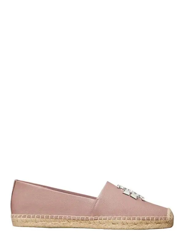 Tory Burch Eleanor Logo Plaque Espadrilles - Nude