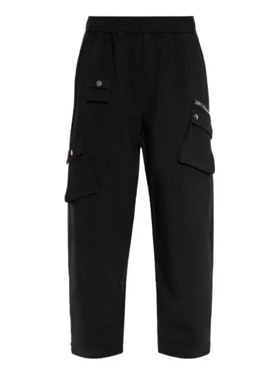 GANNI Twill Suiting Trousers - Black
