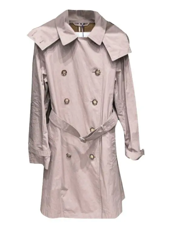 Burberry Double-breasted Trench Coat - Nude