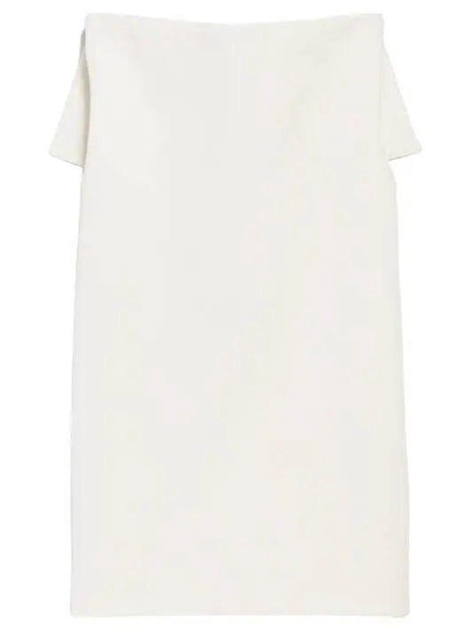 Balenciaga Sleeveless Vareuse Dress With Voluminous Panels - Ivory