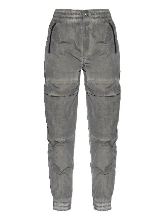 DIESEL® P-ride Zip-pocket Cargo Pants - Gray