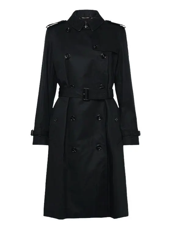 Burberry Double-breasted Trench Coat - Black