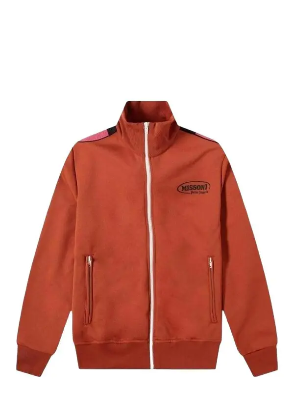 Palm Angels X Missoni Sport Logo Print Track Jacket - Brown