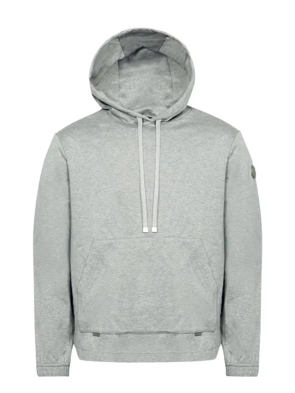 Moncler Long-sleeved Hooded Sweatshirt - Grey