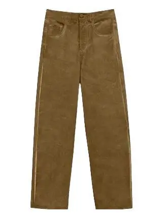 UMA WANG Wide-leg Trousers With Belt Loops - Brown