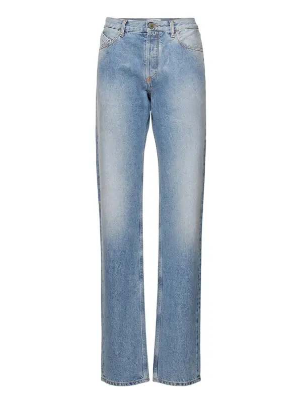 Attico Belt-loop Jeans - Blue