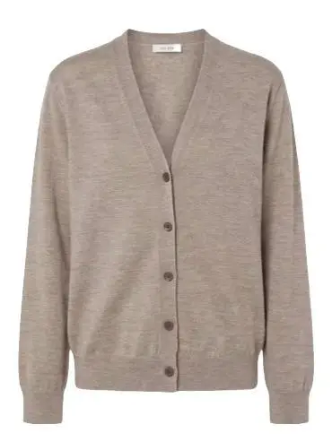 THE ROW V-neck Sweater - Nude