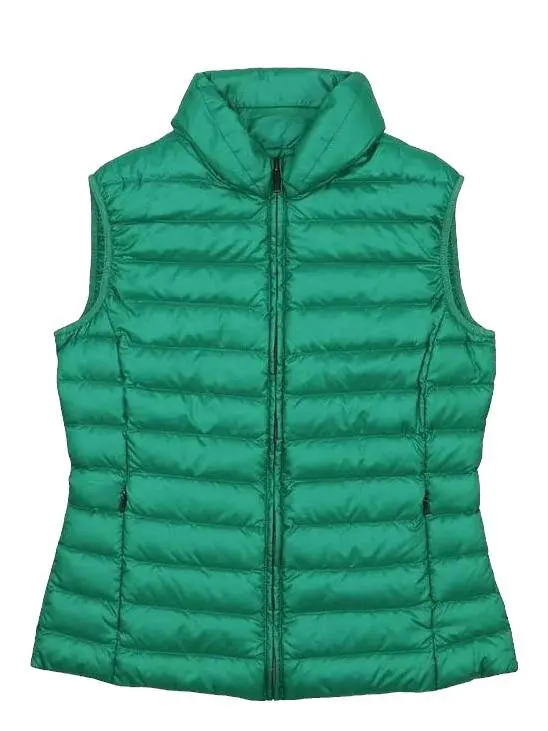 Max Mara Quilted Logo Vest - Green
