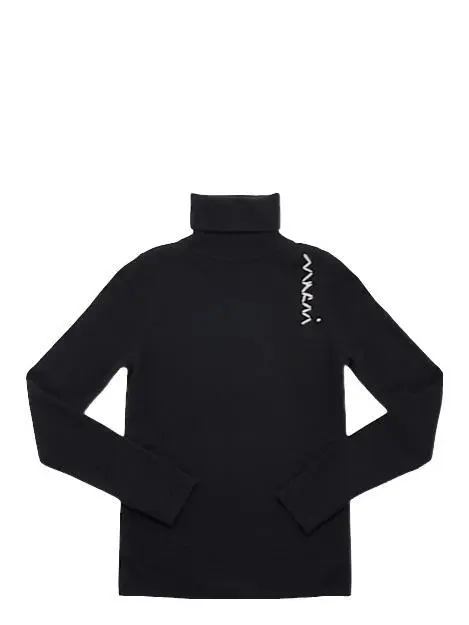 Marni Wool Blend Knit Sweater - Black