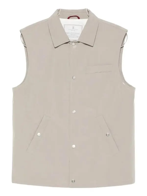 Brunello Cucinelli Sleeveless Padded Gilet - Nude